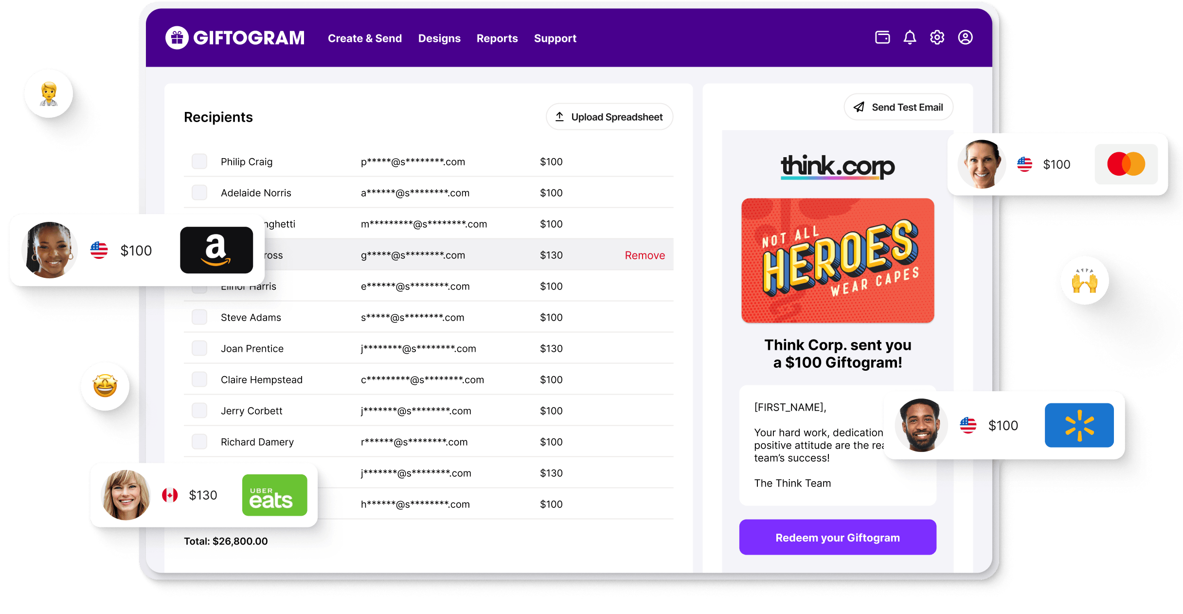 Nurses Appreciation Gift Cards - Send in Minutes - Giftogram